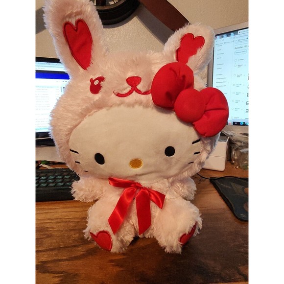 Hello Kitty | Toys | Hello Kitty Bunny Plush Valentine Sanrio 1 | Poshmark
